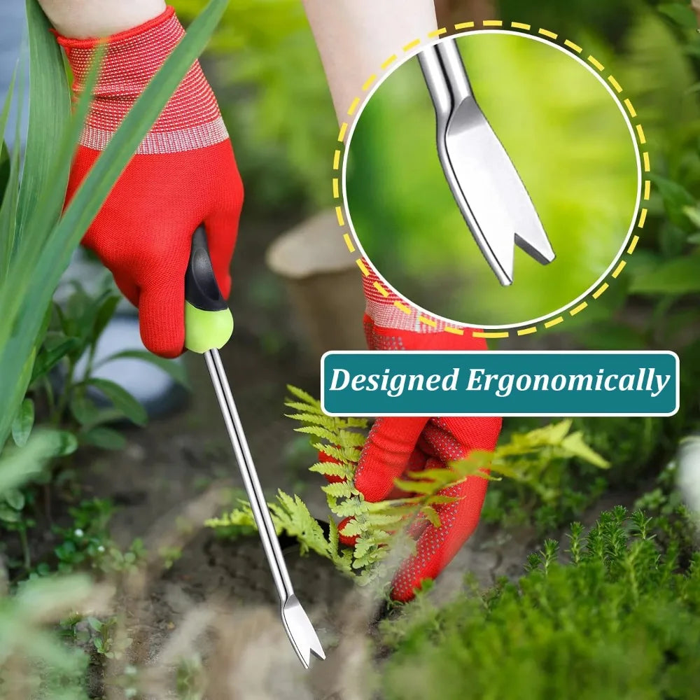 L-Shaped Crack Weeding Tool – Precision Manual Weeder for Sidewalks ...